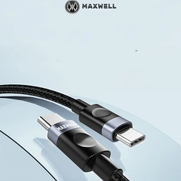 کابل و تبدیل 67 واتی مکسول USB-C به USB-C طول (1متر) مدل VOLTIX C.IP 1M - فروشگاه اینترنتی مکسول